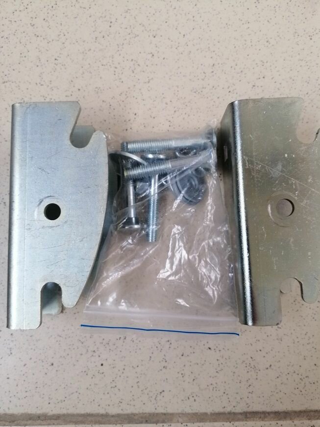 Комплект кронштейнов для транцевых колес перекидных из 2 штук