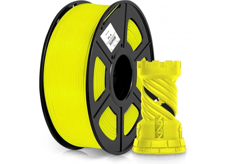 Пластик для принтера 3D Cactus CS-3D-PLA-1KG-YELLOW PLA d1.75мм 1кг 1цв.