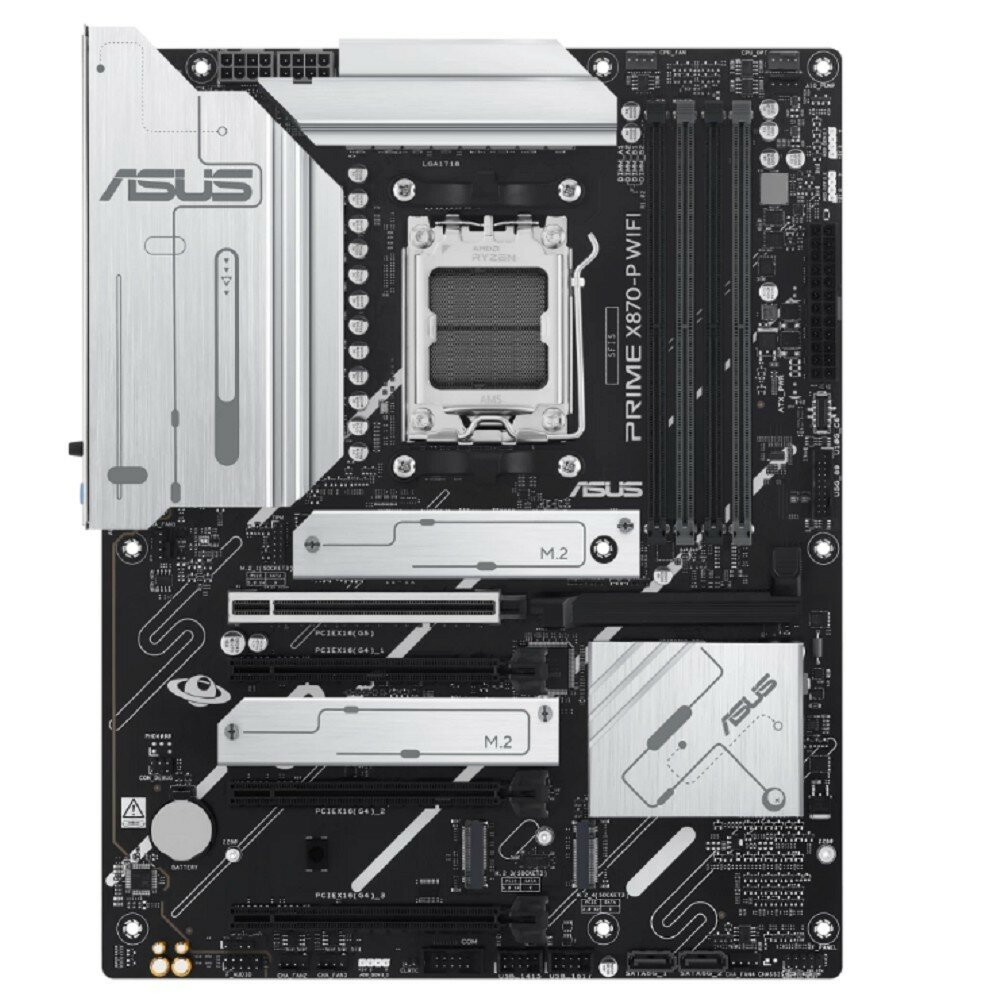 ASUS Материнская плата PRIME X870-P WIFI Socket AM5 4хDDR V 4хM.2