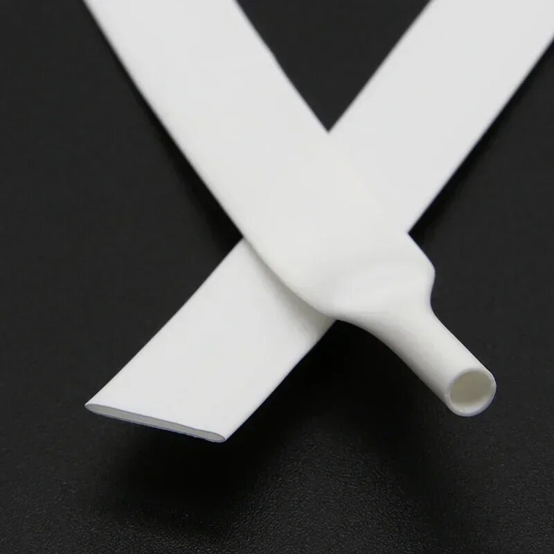 Набор термоусадочных трубок PE 2:1 1м белый, 14mm x 1 meter