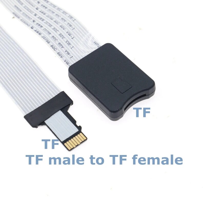 TF переходник: TF male to TF female, 10 см