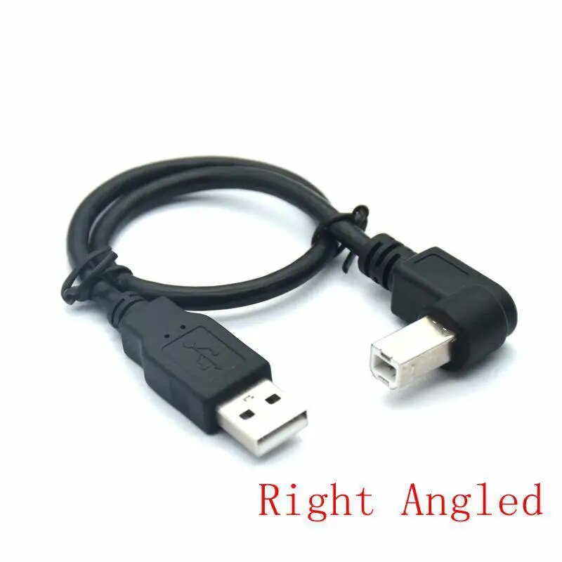 UXG Угловой USB 2.0 кабель A-B 50/150 см 50cm, right
