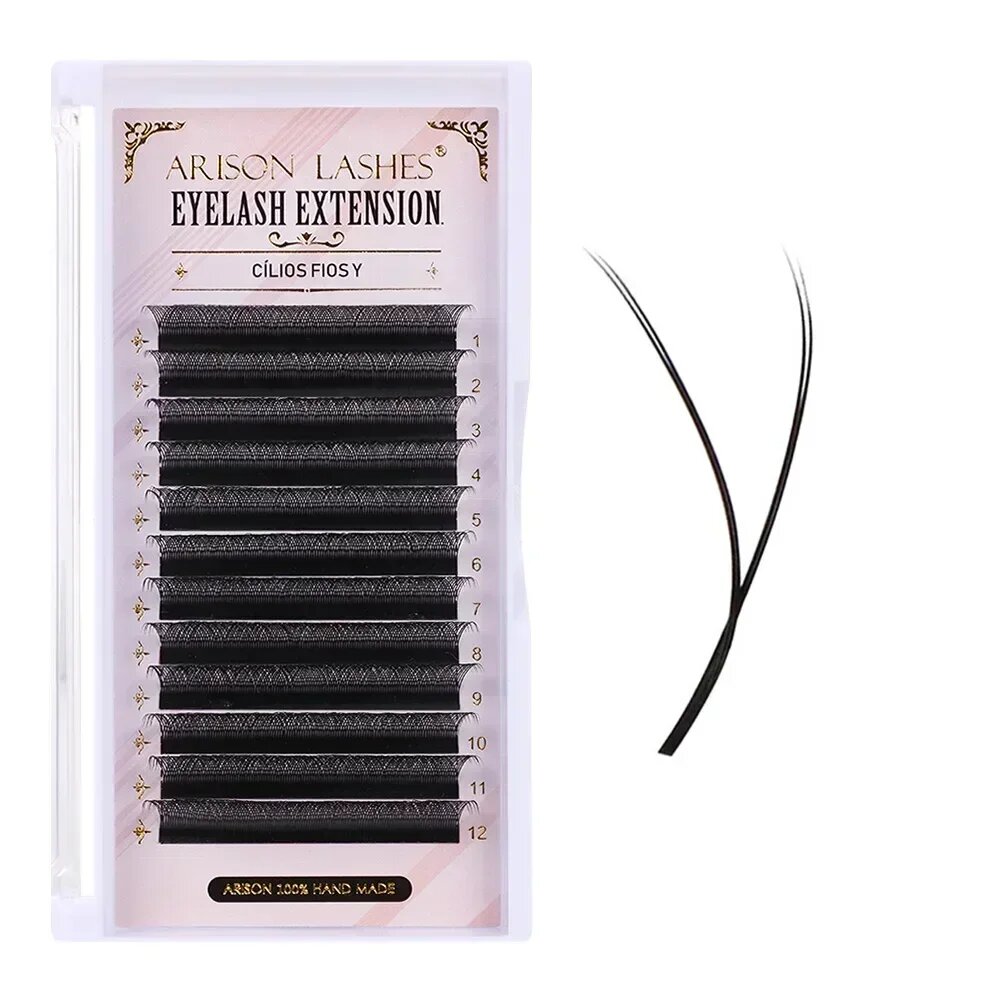 ARISON Lashes D-изгиб YY Lashes 8-15mix