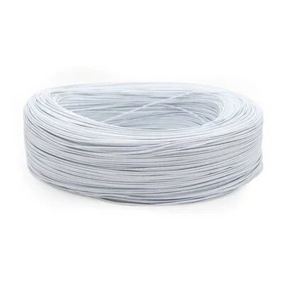 Провод электронный 24AWG белый, 5 метров, UL1007
