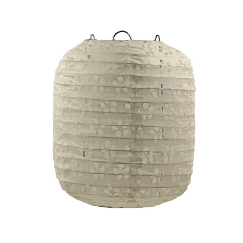 Китайские бумажные фонари, 1 шт. ellipse white, hollow15cm(no light)