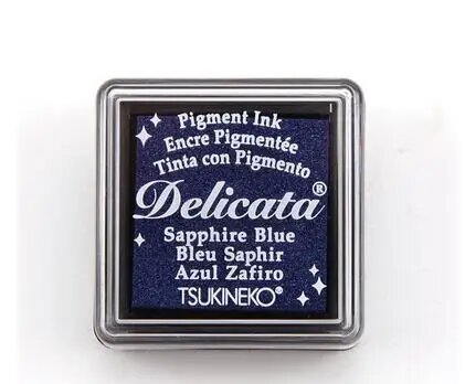 Акварельные краски Tsukineko Delicata Темно-синий, Mini Blue