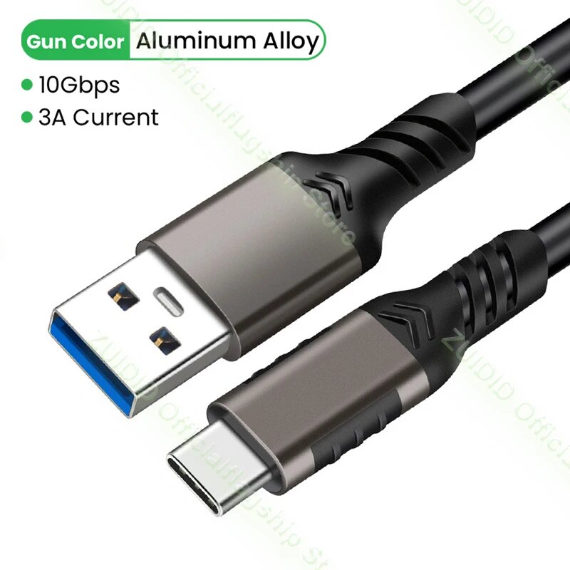 10 Гбит/с USB3.2 к USB Type C SuperSpeed Кабель для передачи данных для корпуса SSD M2 NVME M2 3A Кабель для быстрой зарядки типа C для Samsung Xiaomi 1M, T2