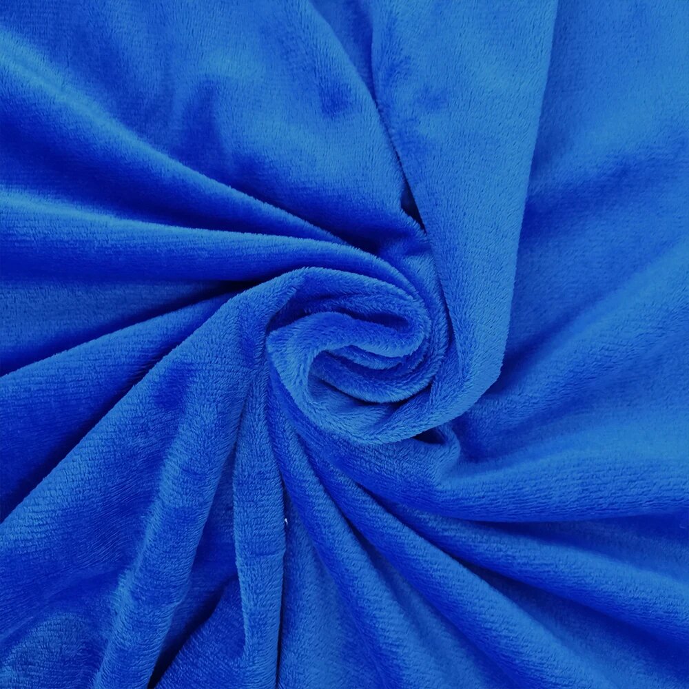 CHEONET плюшевая ткань 100% ES волокно Синий, 40cmx25cm, royal blue