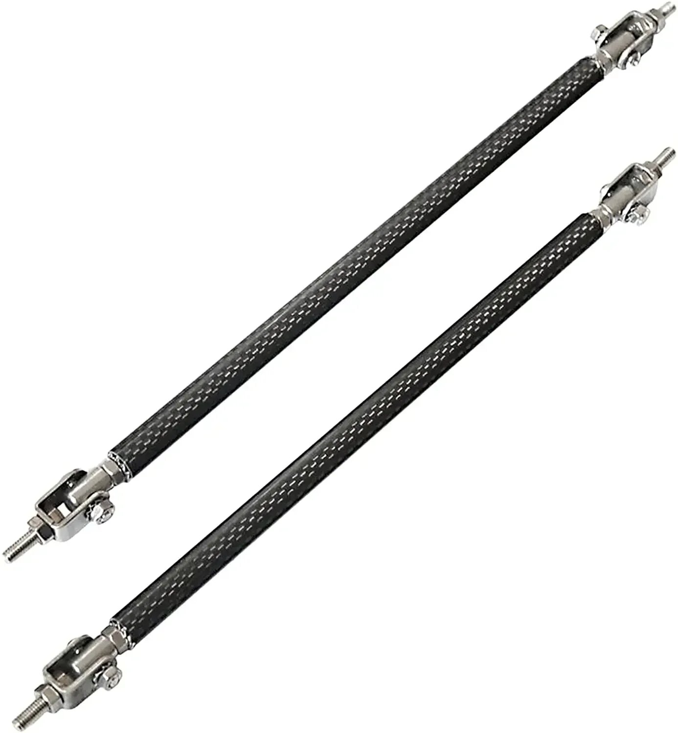 Универсальный Регулируемый разветвитель для переднего бампера, стойка, опорная штанга для Audi RS3 8V Sportback Facelift 2017-2024, автотюнинг 20cm Carbon Look