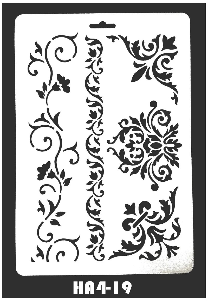 Многоразовые трафареты для рисования