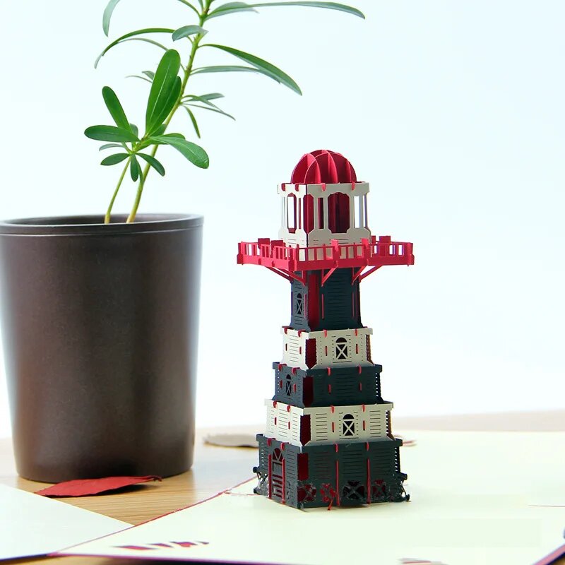 3D открытка с выдвижными приглашениями, 3D бумажные поздравительные открытки с изображением всемирных аттракционов на день рождения, 3D туристическая открытка, Подарочная открытка с изображением даты для мальчиков