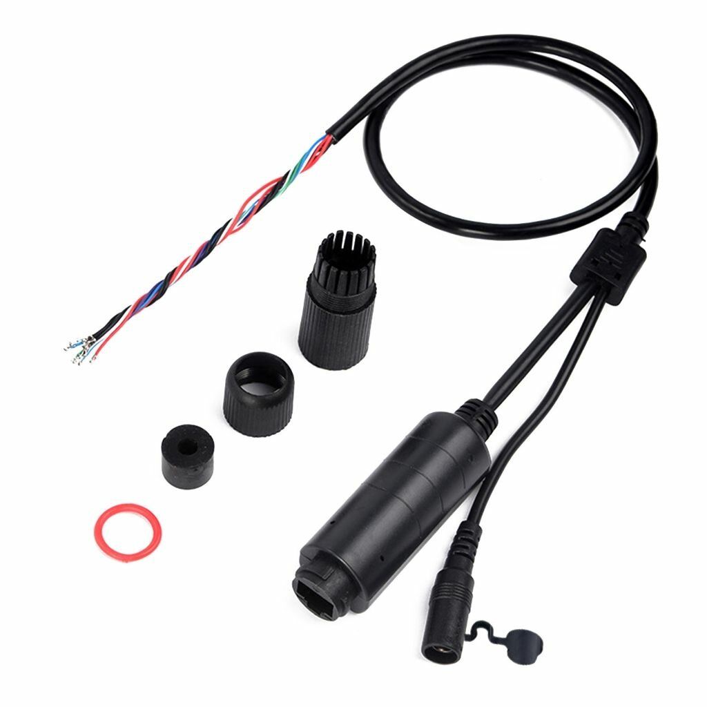 100-метровый водонепроницаемый изолированный кабель POE tail-черный