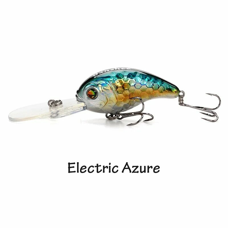 Banshee 50 мм 10 г плавающая приманка для ловли окуня VC04 погремушка звуковой воблер с круглым наконечником искусственная жесткая приманка для глубокого дайвинга воблеры