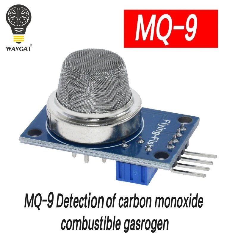 Датчики газа MQ-2 MQ-3 MQ-4 MQ-5 MQ-6 MQ-7 MQ-8 MQ-9 MQ-135 набор из 9 штук для Arduino MQ9