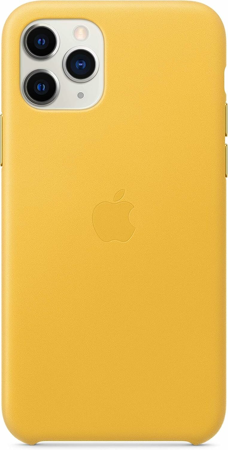 Чехол Apple iPhone 11 Pro Leather Case Meyer Lemon MWYA2ZM/A