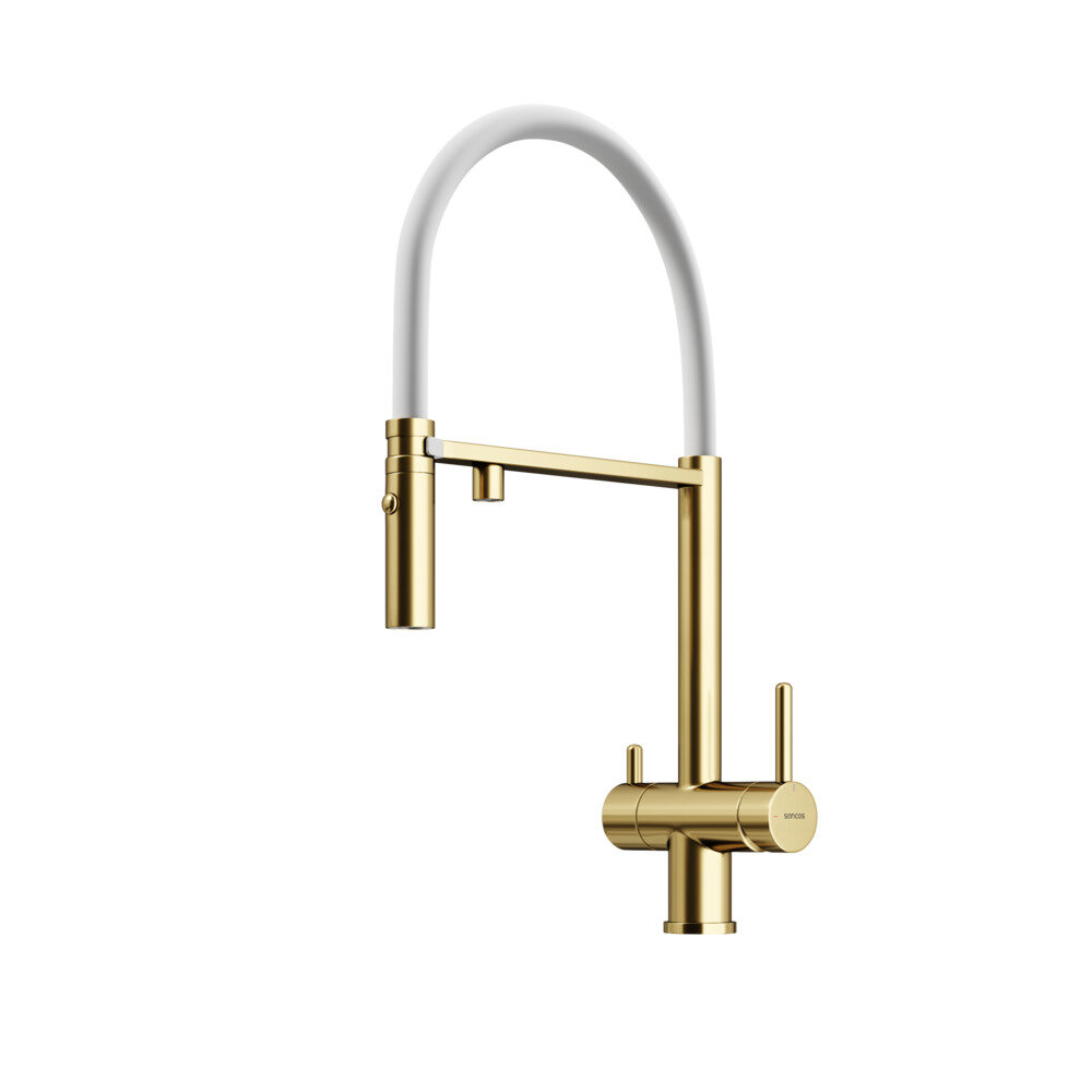 Смеситель для кухни Sancos Imola SC4010BG брашированное золото