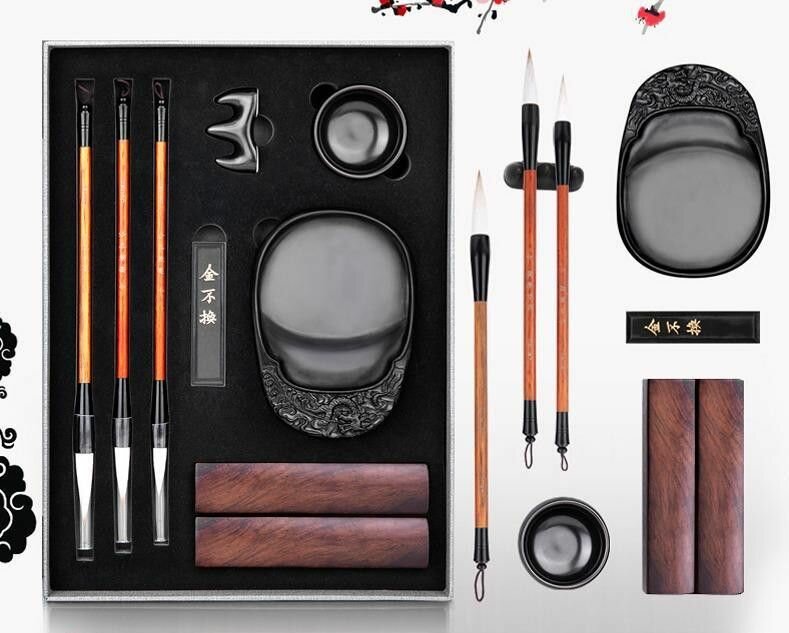 Набор китайских кистей.(shangshujianhao)параграф