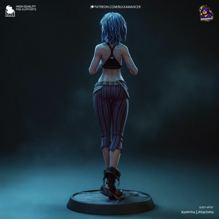 Фигура модель Джинкс, Broken Jinx (Arcane), 237 мм — фото 1