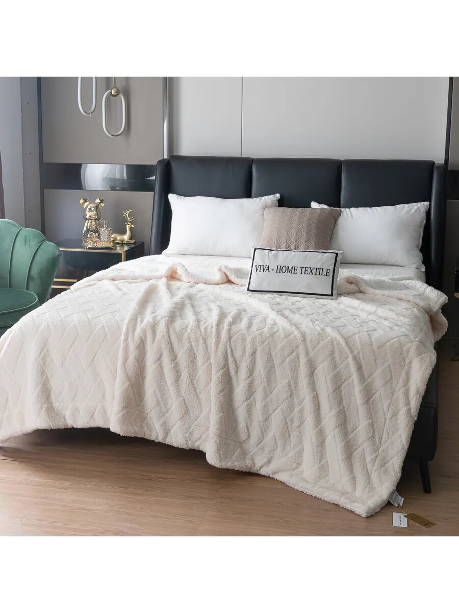 Плед евро теплый бамбуковая микрофибра 200х230