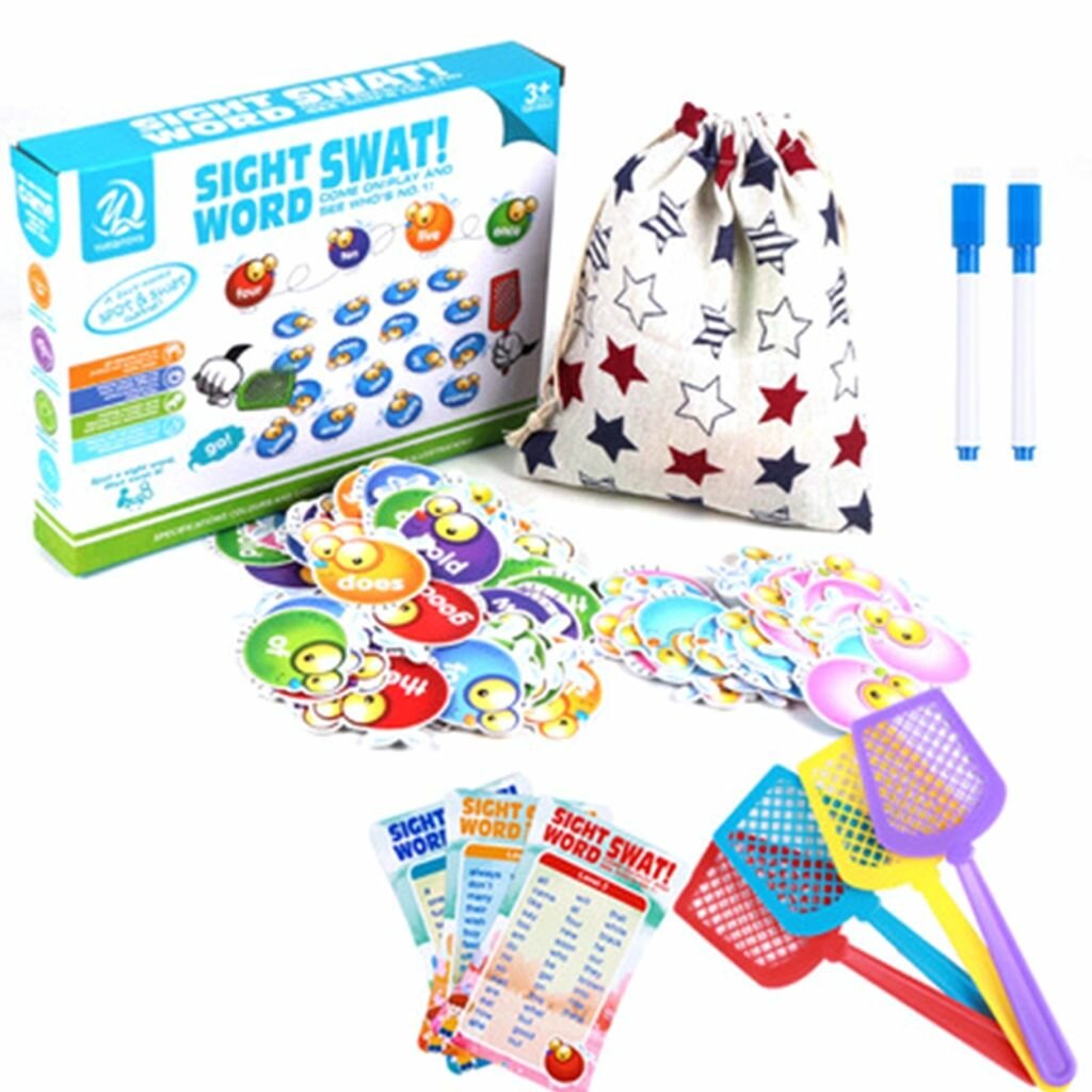 Образовательный набор игрового набора Word Swat, игрушка для детей, изучение языка, интерактивное написание слов, слов