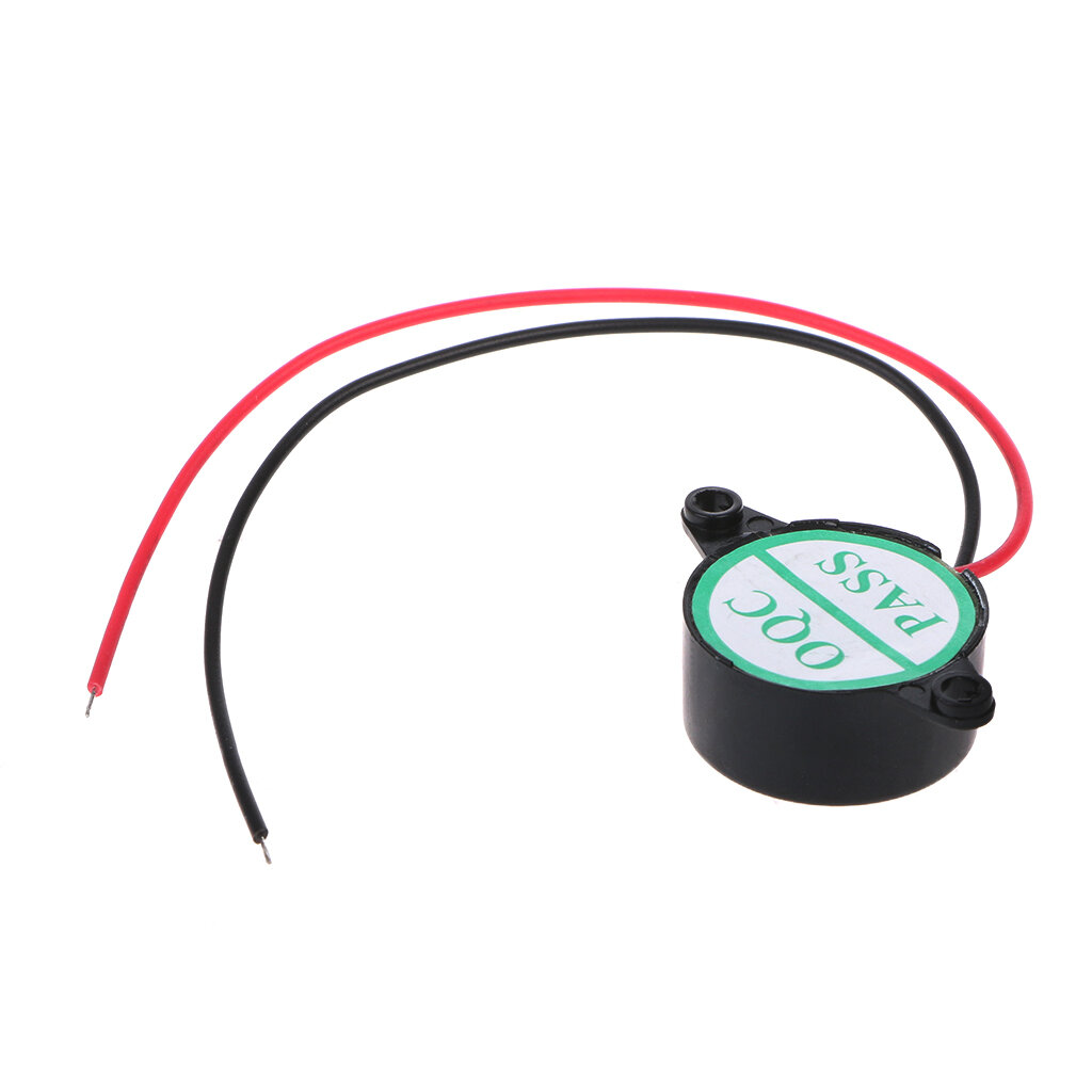 3-24V 95dB Active Piezo Electronic Buzzer Alarm Security Horn for Car Van Truck