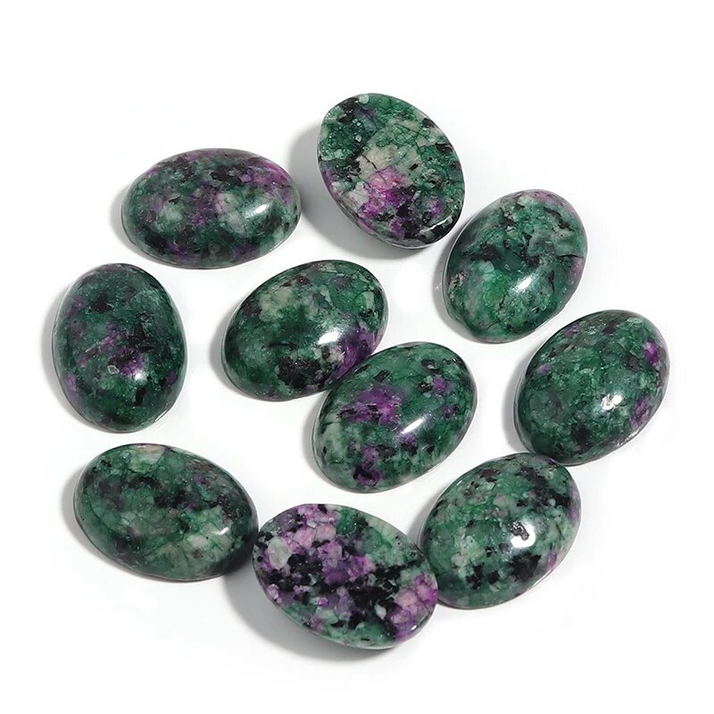 Кабошоны из оникса лаcoogh для ювелирных изделий Изумрудный, 18x25mm 10pcs, T9142HL