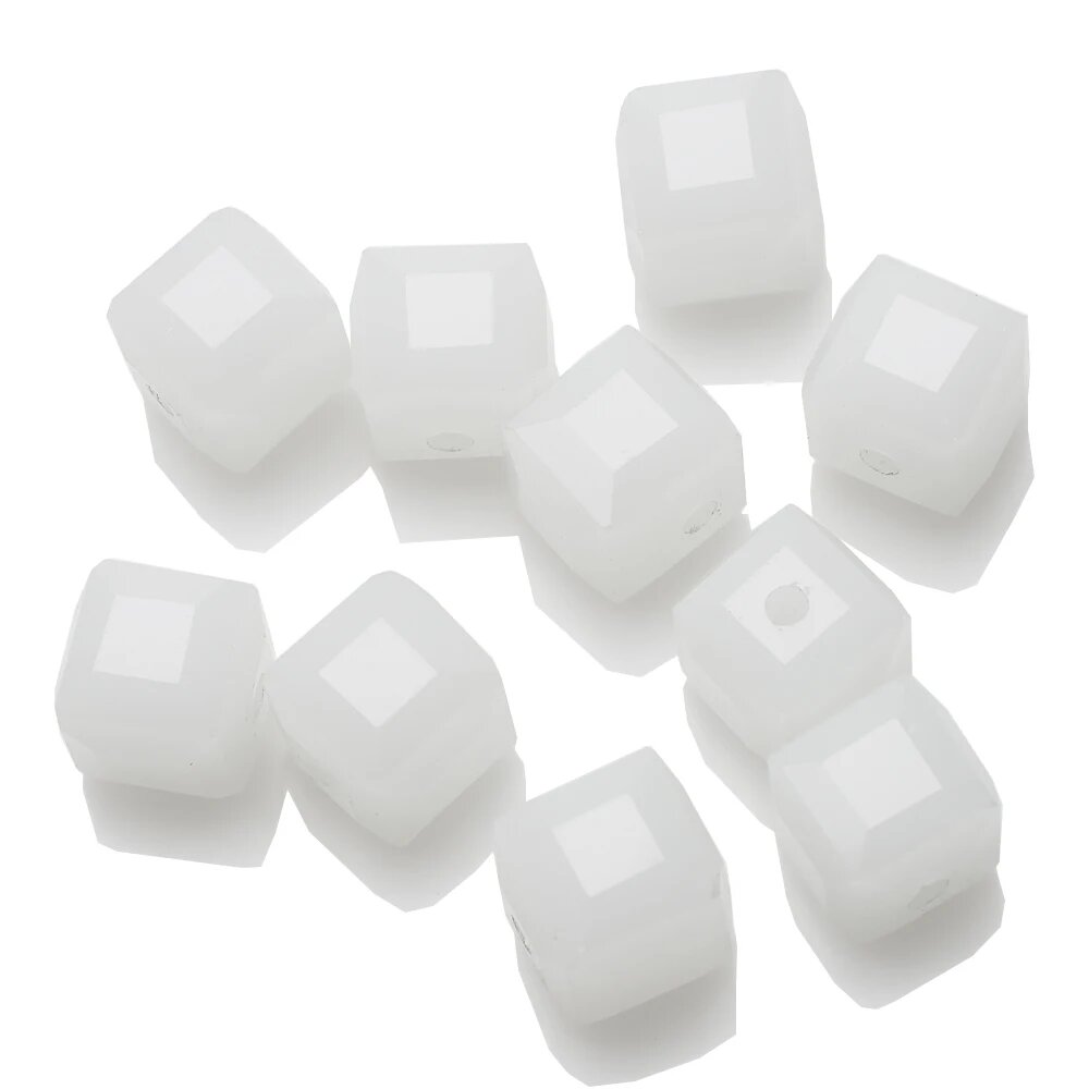 Синие стеклянные квадратные бусины YUANZHIRUN 2/3/4/6/8/10 мм