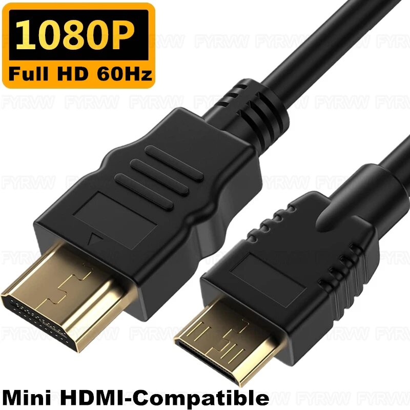 FYRVW 4K Mini HDMI к HDMI кабель 1080P Black, 2m