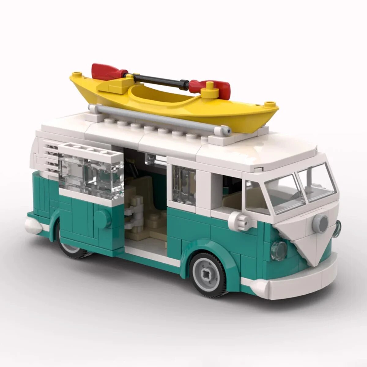 Bricklink MOC 10220 Скоростной Технический Автомобиль VW T1