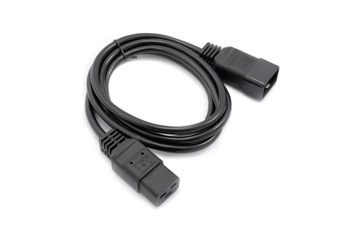 A1 PC15 C19-C20 кабель питания 1.8 м, 3x1.5 мм², мощность 3500 Вт, черный