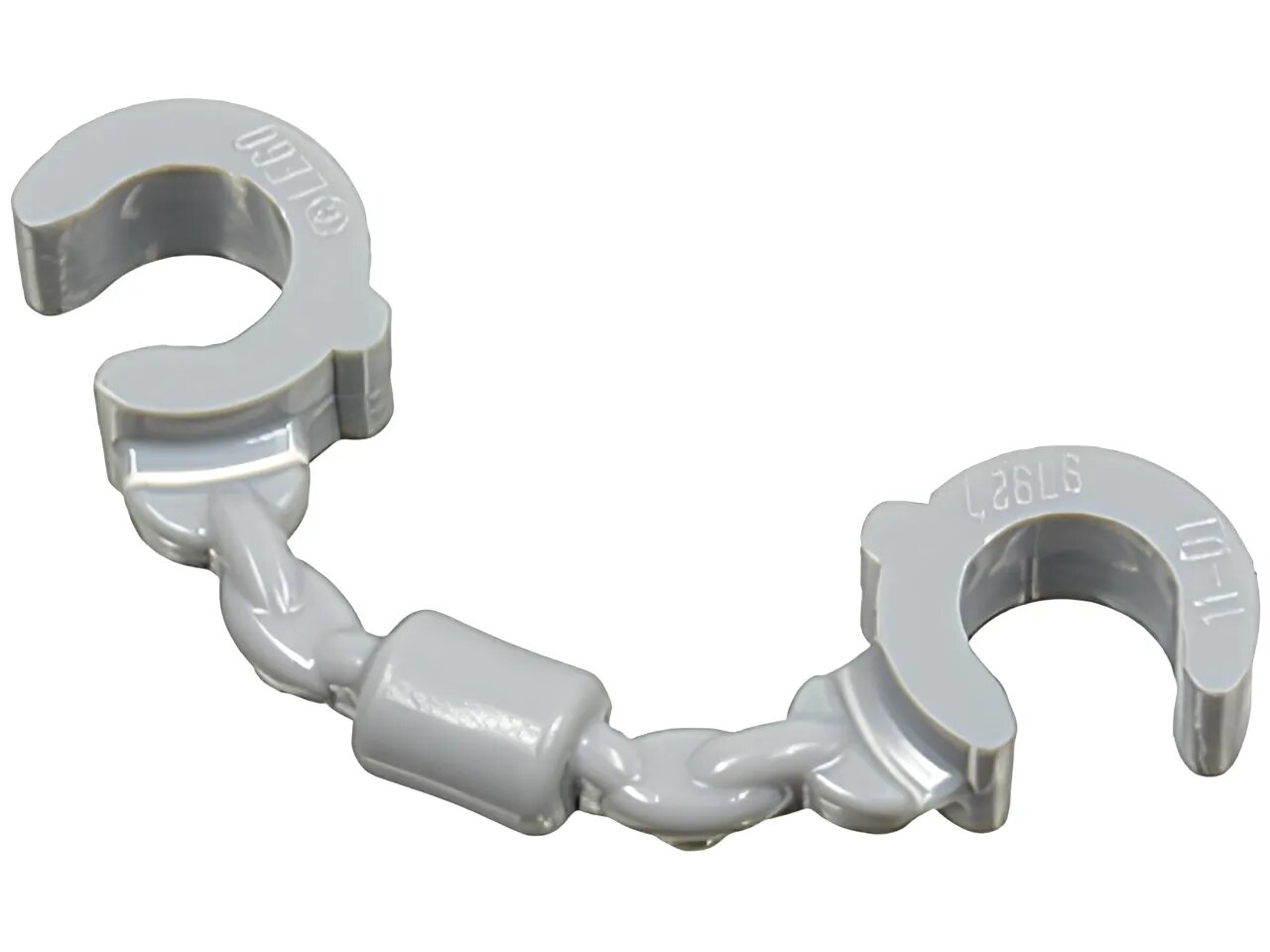 Деталь LEGO Наручники Lego Minifigure, Utensil Handcuffs 61482 (97927, 91795) Light Bluish Gray U