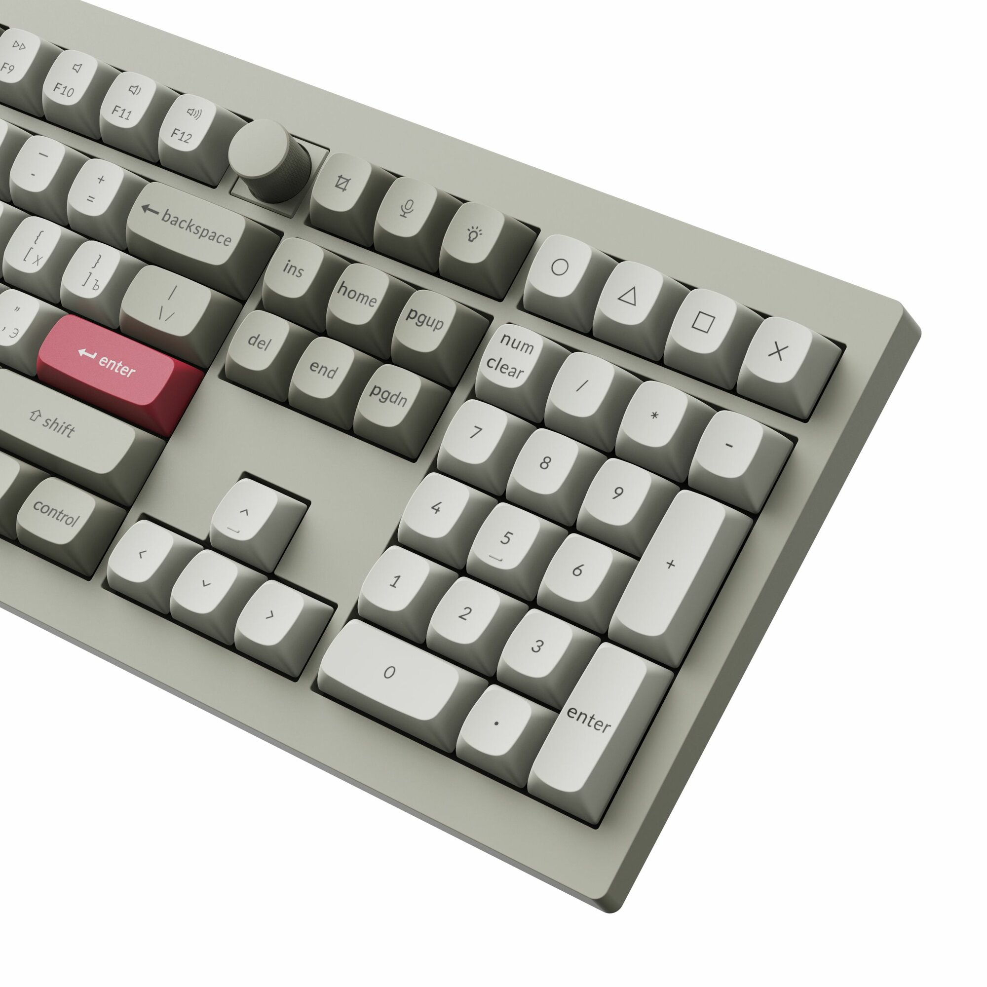 Беспроводная механическая клавиатура Keychron V6 Max (100%) цвет Retro ...