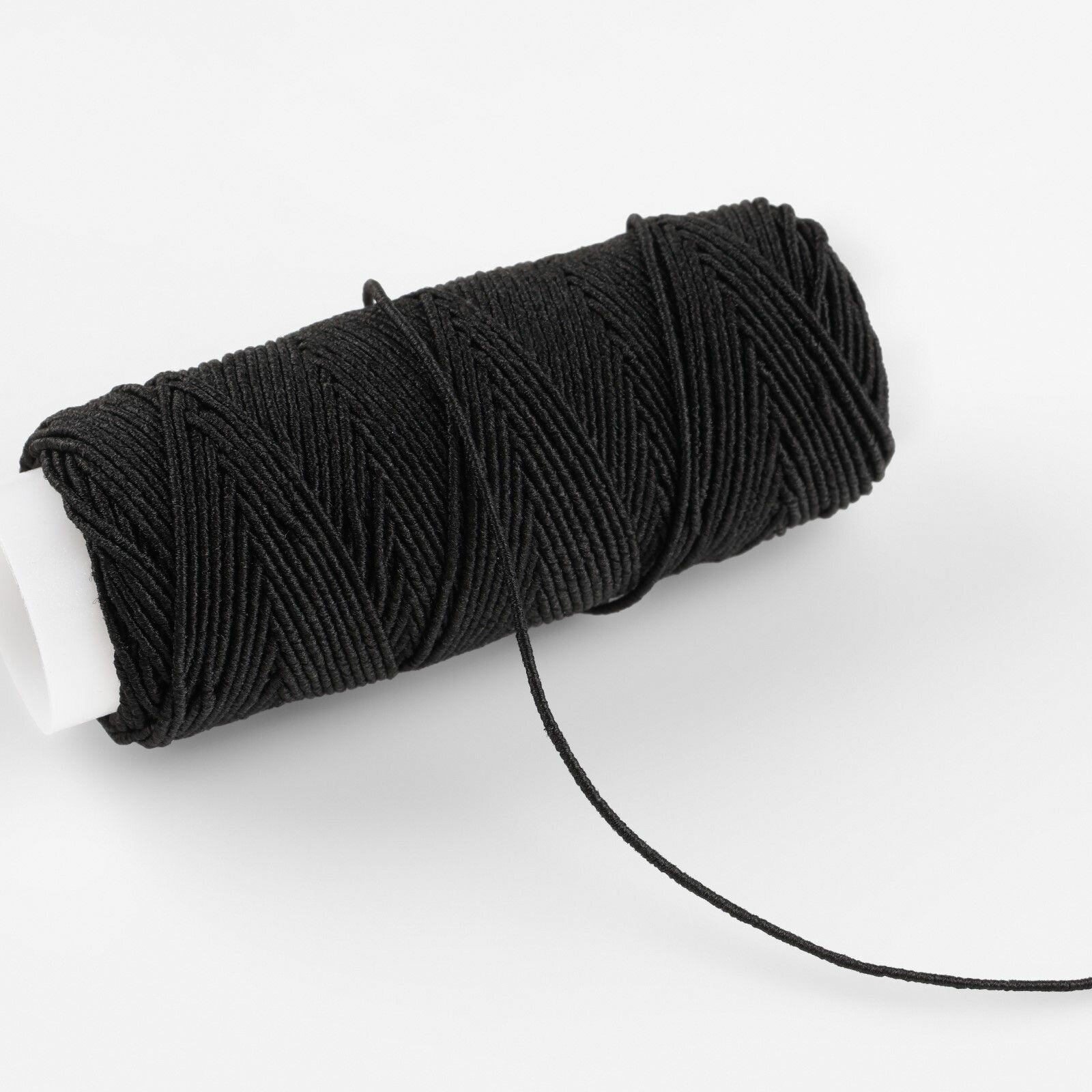 Резинка шпульная, 20 2 м, 1 шт, чёрная