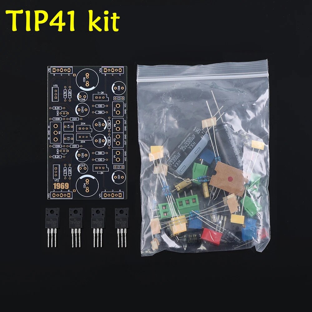 ERISU AUDIO Классический усилитель мощности 1969 TIP41 kit