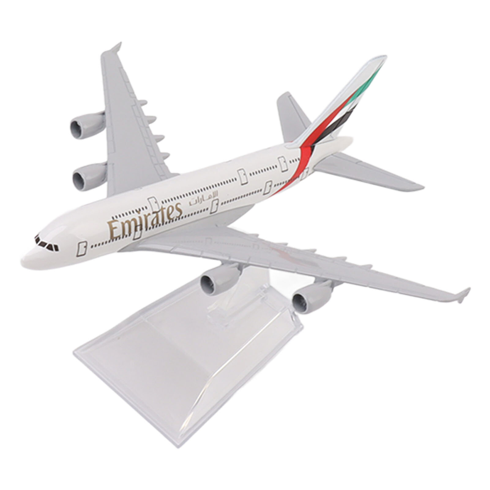 380 Airplane Model Alloy Diecast Ornament Plane Toy for Children Collection Table Top