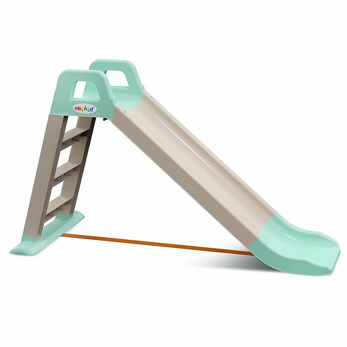 Горка детская OKIKID бирюзовая 78х135х60 см, пластик (T1-1-009)