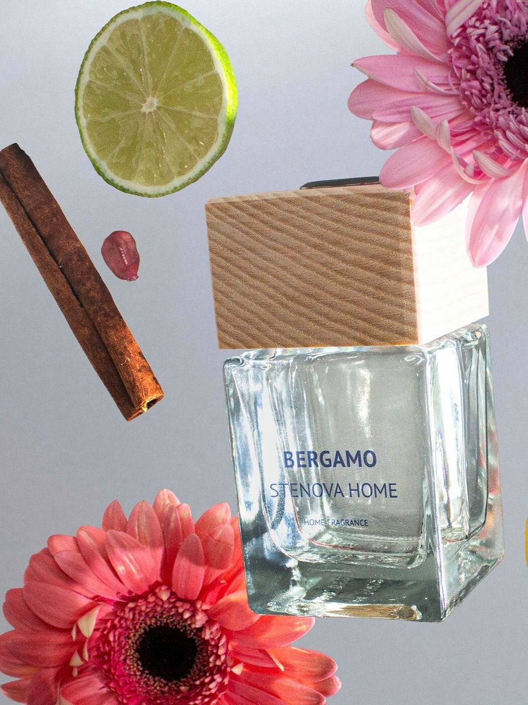Аромадиффузор (пр-во Италия) бергамо 100 мл. STENOVA HOME