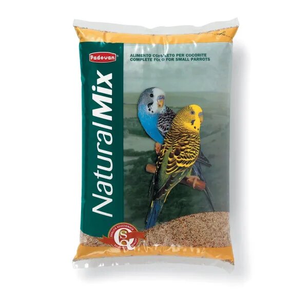 Padovan Naturalmix Cocorite корм комплексный для волнистых попугаев 5 кг