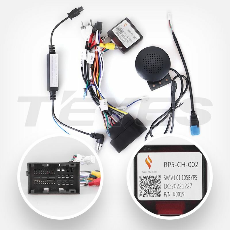 Проводка магнитолы Jeep Grand Cherokee WK2 2013-2020 (кабель и канбас XP) android магнитол