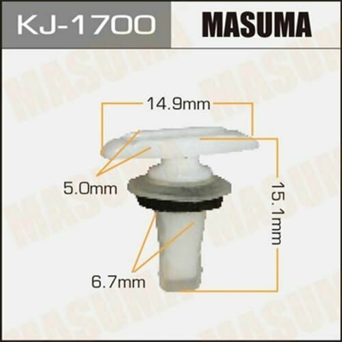 Клипса пластм. крепежная kj-1700 (50) Masuma KJ-1700