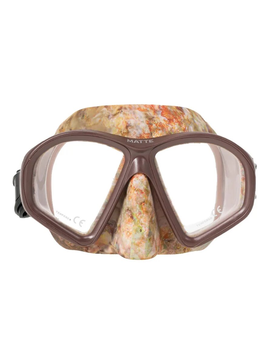 Маска для плавания Marlin Matte 2.0 Camo Brown