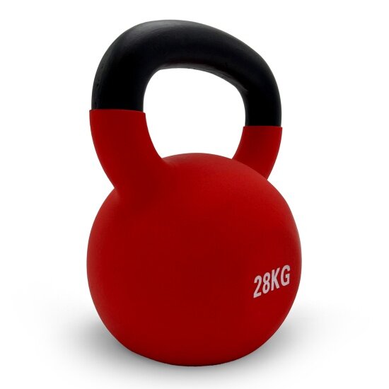 Гиря виниловая Unix Fit 28 кг Red