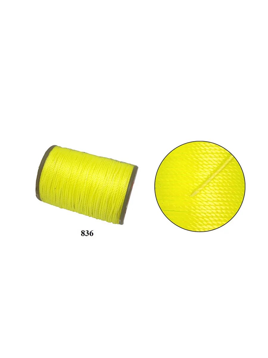 Нить вощеная "YIGAO" крученая 50 м - 0.8 мм