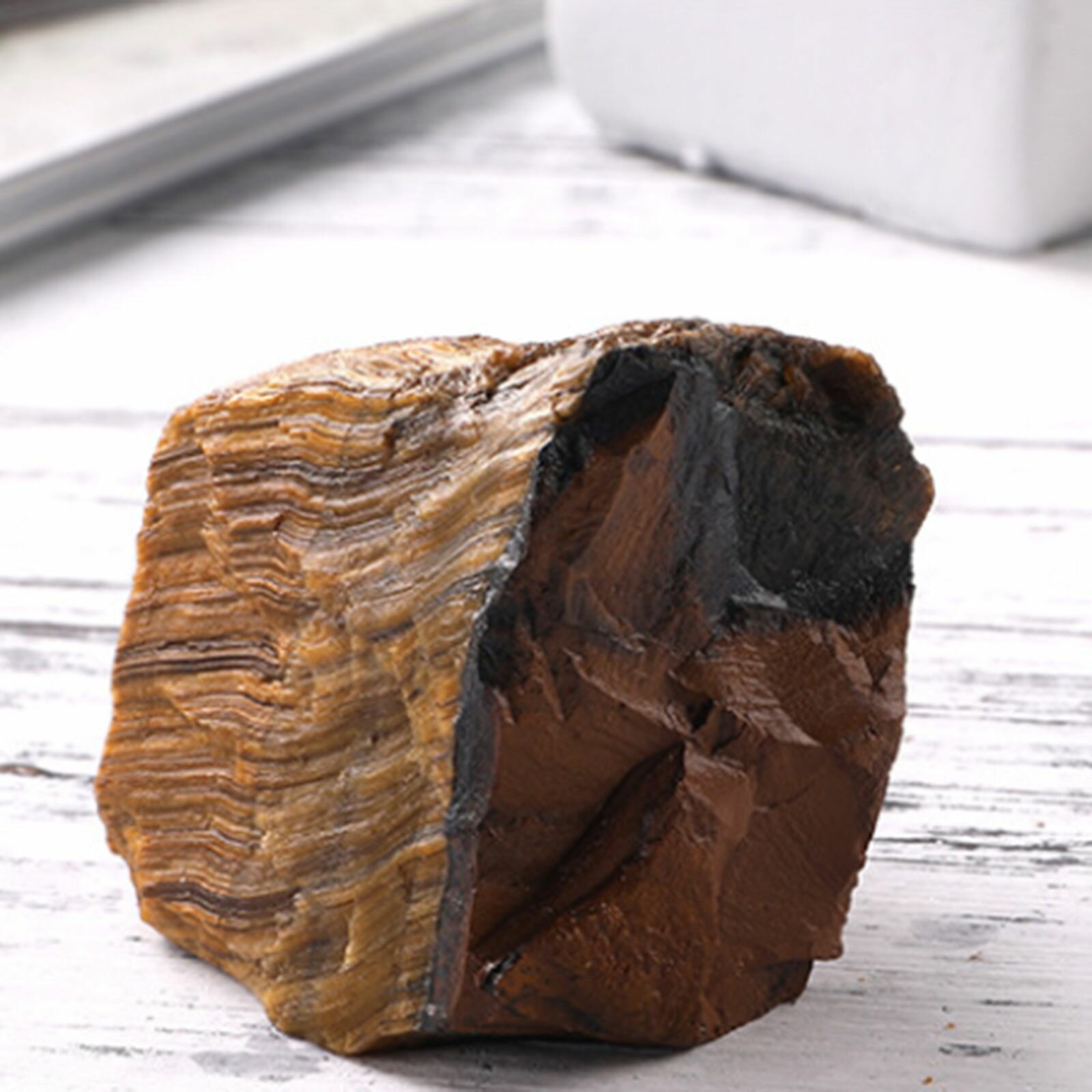 100 г грубых камней тигрового глаза, натуральный необработанный кварцевый минеральный кристалл