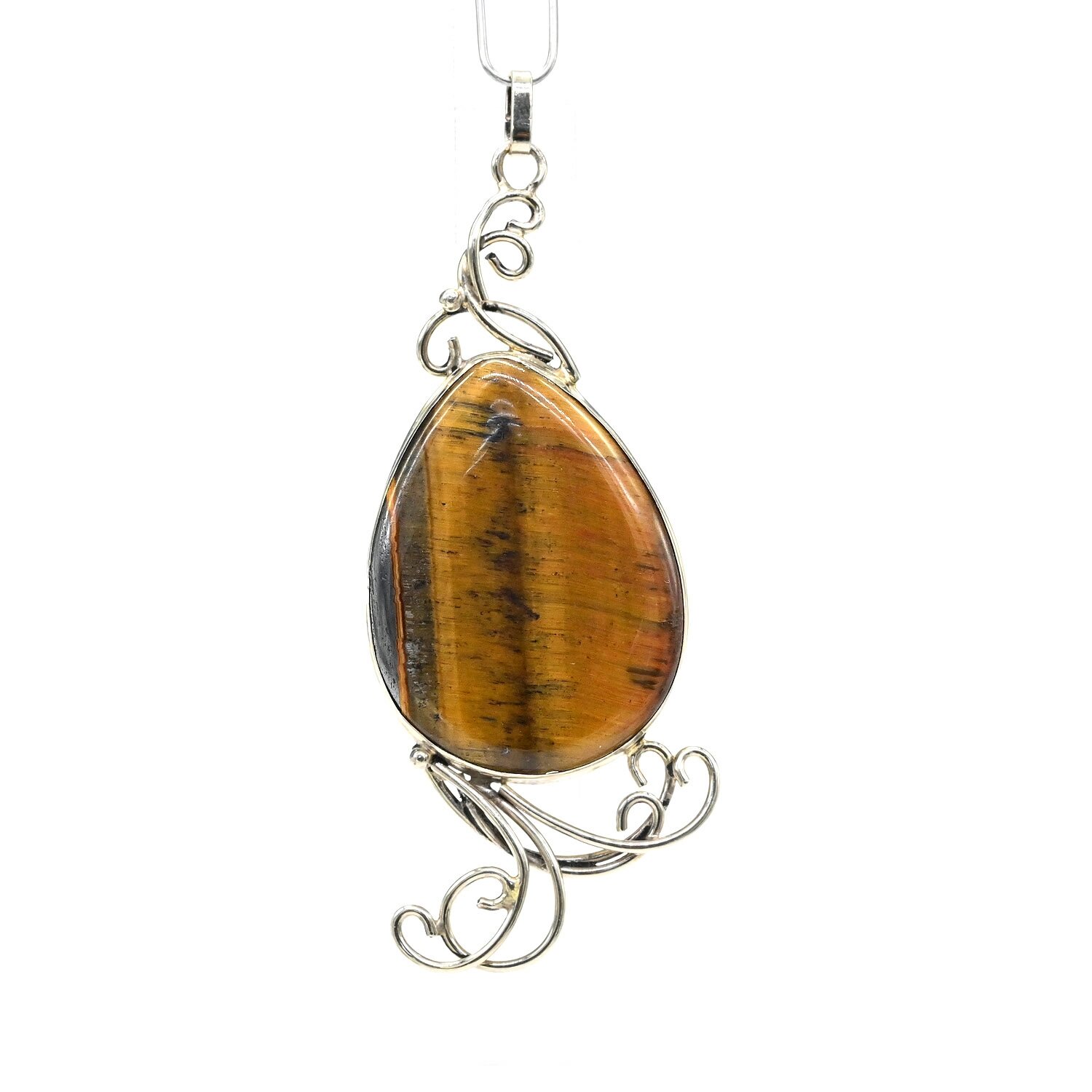 Подвеска, тигровый глаз