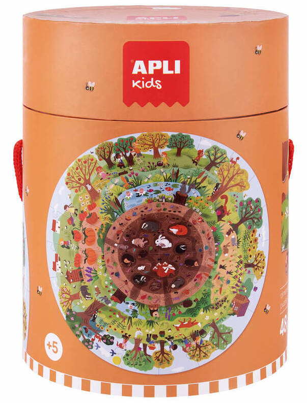 Круглый пазл «Биосфера»