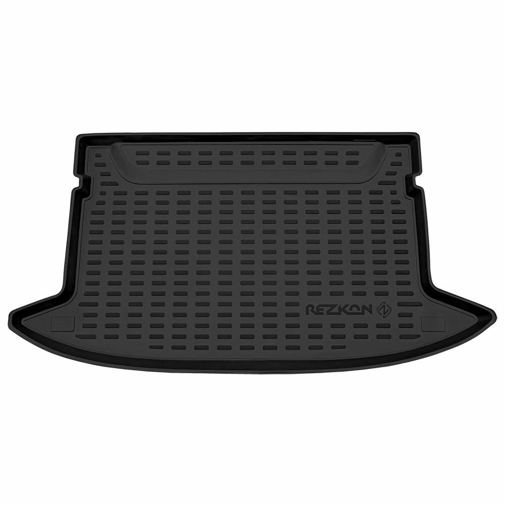 Коврик в багажник пластиковый (черный) для Kia Rio хэтчбек (2005-2011) /Киа Рио