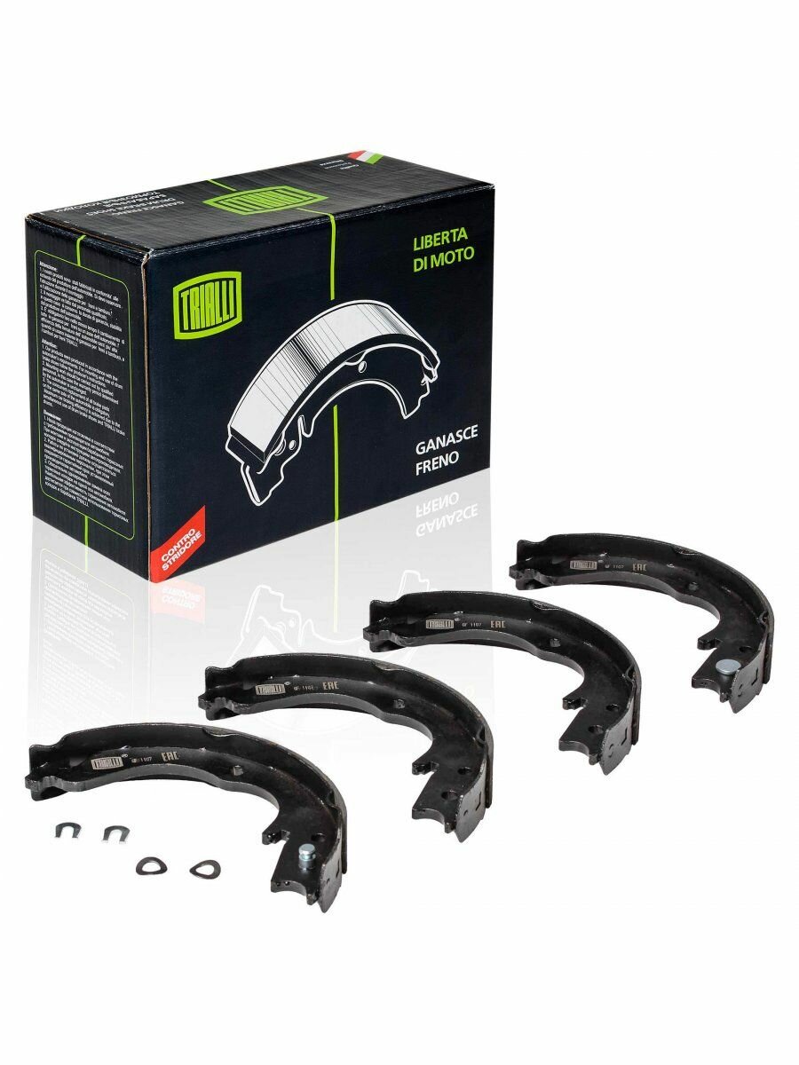 Колодки тормозные барабанные для Mitsubishi Outlander XL (05-), TRIALLI (GF 1107)