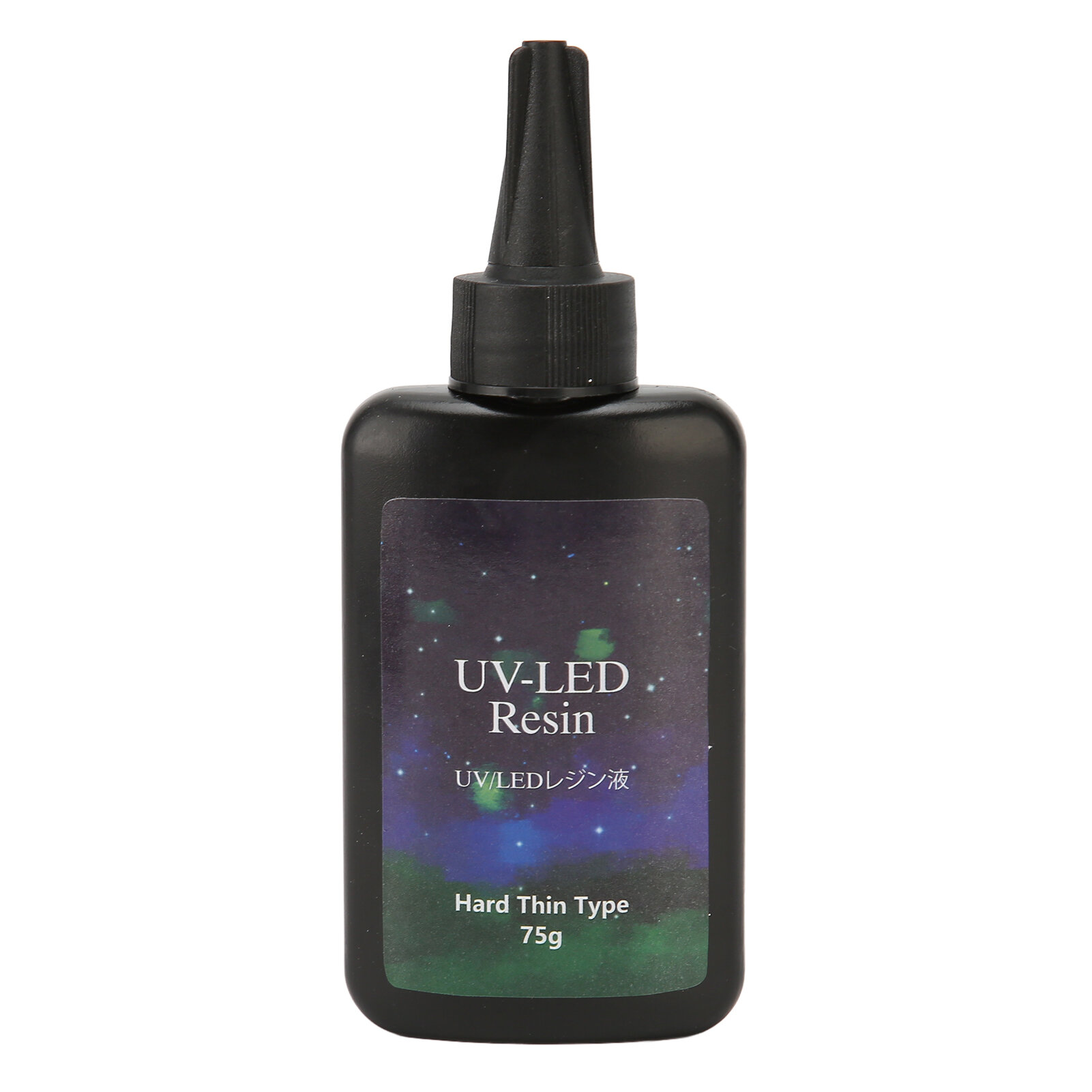 УФ-смола, прозрачная, быстросохнущая, без запаха, не желтеющая, широко используемая УФ-эпоксидная смола для самостоятельного изготовления ювелирных изделий, 75 г, водостойкая, твердого типа