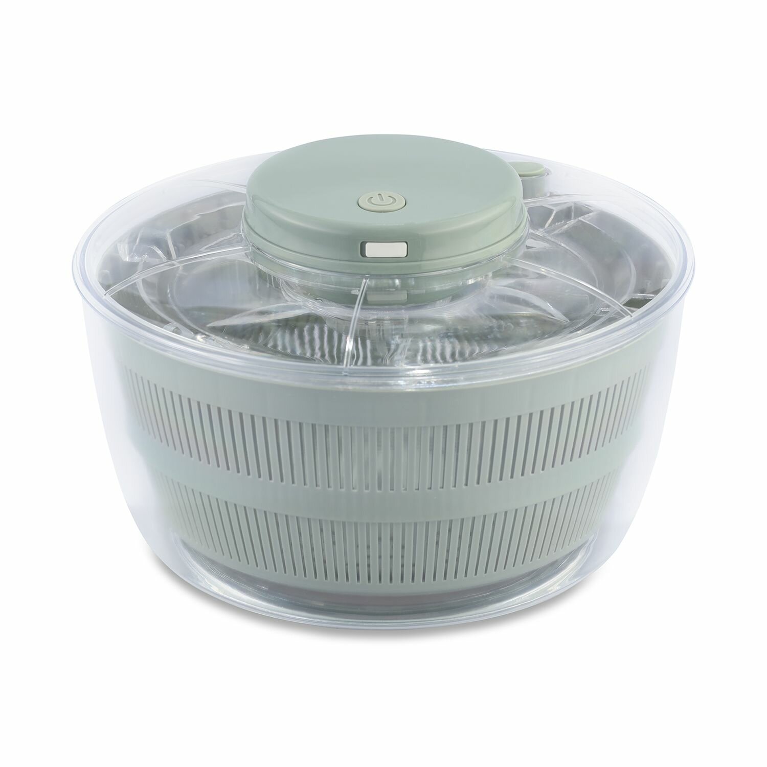 Электросушилка для салата Smart Solutions Press&Dry, 3,5 л, шалфей